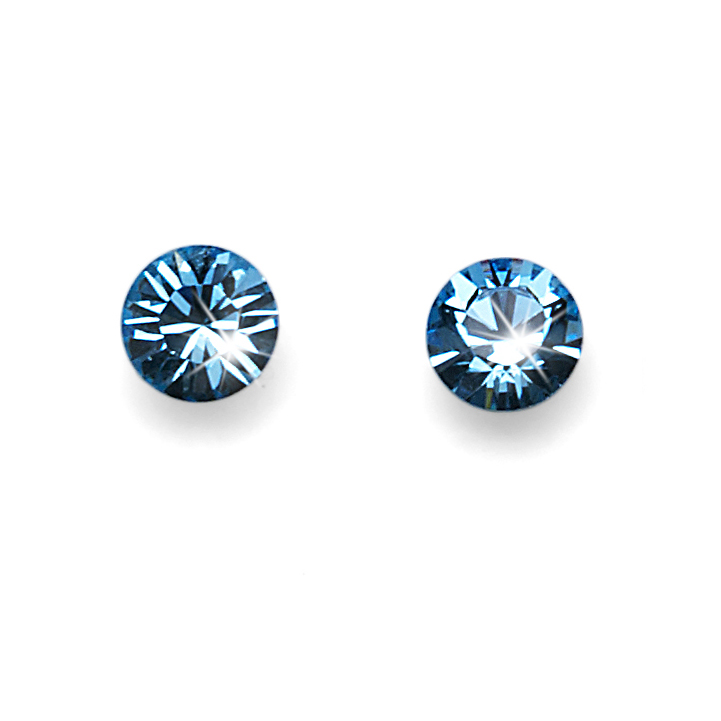 Oliver Weber Aqua Crystal Earrings | Parker Jewelers