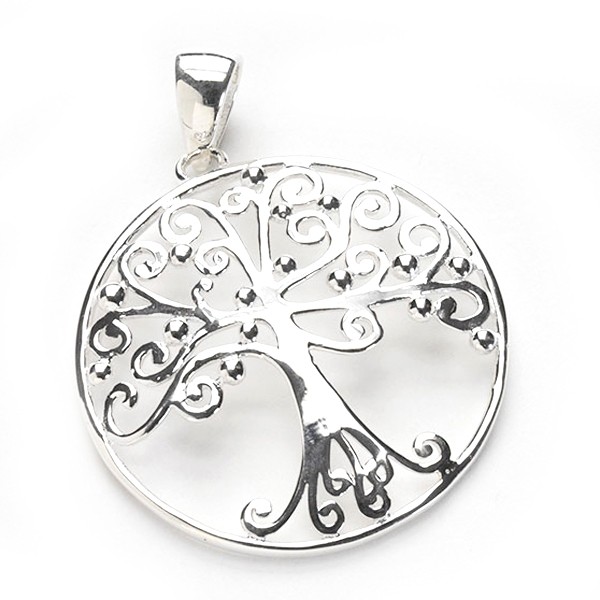 Sterling Silver Southern Oak Tree Pendant | Parker Jewelers